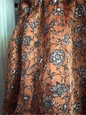 Astr | Dresses | Astr The Label Anora Tiered Maxi Dress In Copper Black ...